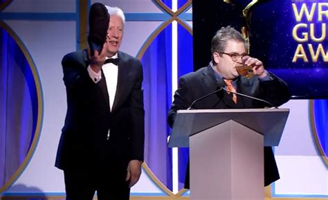 James Woods Playfully Heckled Patton Oswalt During His Wga Monologue