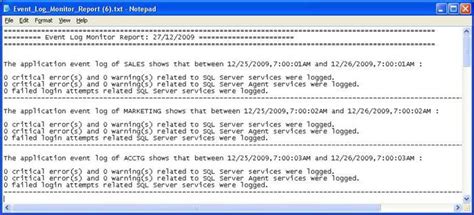 How To Automatically Monitor Windows Event Log From SQL Server