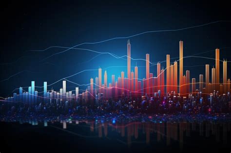 Premium Ai Image Vividly Dynamic Visualizing Evolving Business And Stock Market Trends