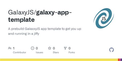 Github Galaxyjsgalaxy App Template A Prebuild Galaxxyjs App