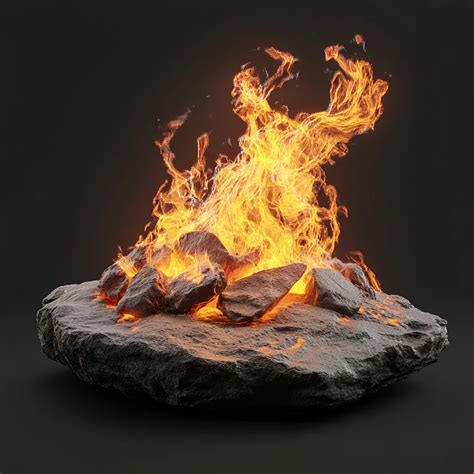 かっこいい火の燃え上がるイラスト｜イラスト・フリー素材なら「シンテリ」