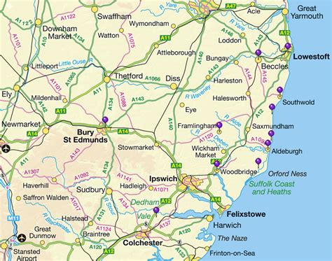Suffolk Maps