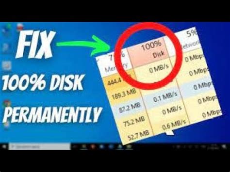 How To Fix Percent Disk Usage In Windows YouTube