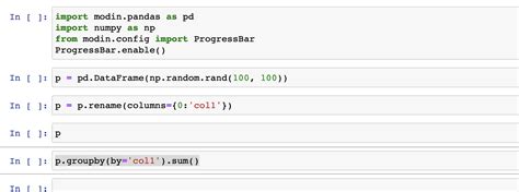 Implement Progress Bar For More Complex Queries I E Groupby Issue Modin Project