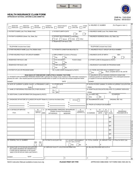 Form Cms 1500 Fill Out Sign Online And Download Fillable Pdf