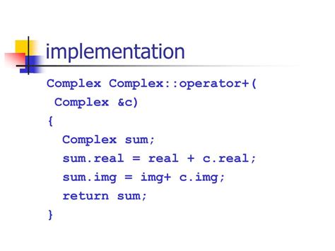 Ppt Operator Overloading 2 Powerpoint Presentation Free Download Id6118906