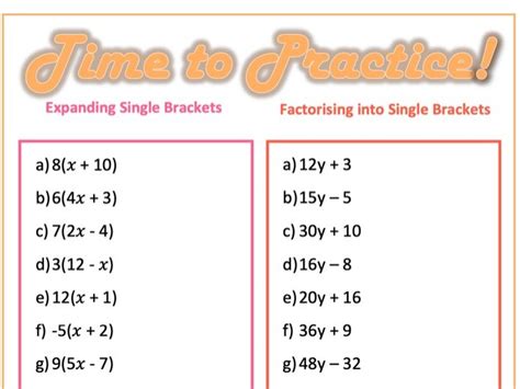 Expanding Brackets Questions at Ronda Rothermel blog