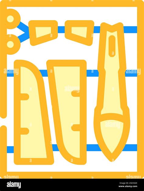 Aircraft Assembly Color Icon Vector Aircraft Assembly Sign Isolated