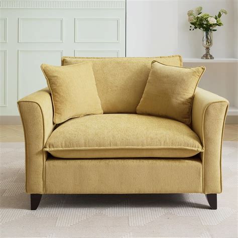Merax 463 Chenille Accent Chair Oversized Reading