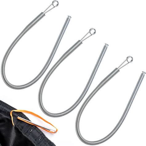 Customylife 3pcs Spring Drawstring Needle Threader