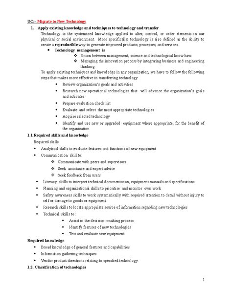 Module 14 Bbbbbbbbbbbbbbbbbbbbbbbbb Uc Migrate To New Technology 1 Apply Existing