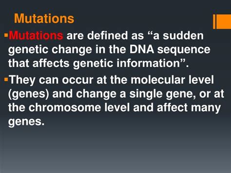 Ppt Mutations Powerpoint Presentation Free Download Id 3303985