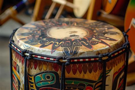 12000 Native American Drum Designs Pictures