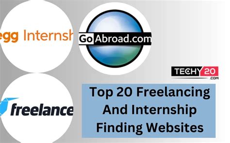 Top 20 Freelancing And Internship Finding Websites Techy20