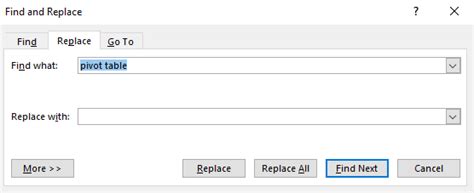 Using Find And Replace And Using Goto In Word Acuity Training