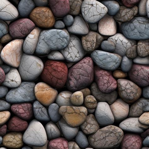 Premium Ai Image Rock Texture Seamless Pattern Background