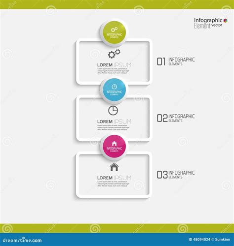 Comparative Chart With Templates For Presentation Vector Illustration