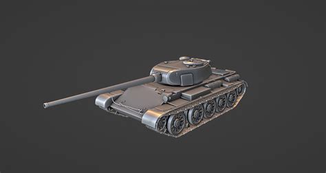 3d T 54 First Prototype Turbosquid 2138856