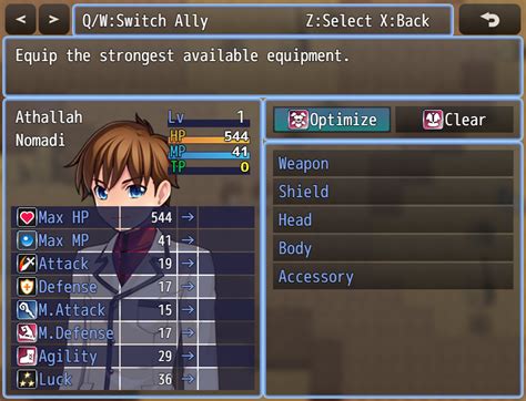 Rmmz Is It Possible To Position Actor Picture Status Menu Rpg