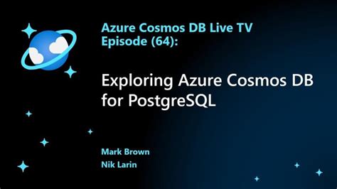 Subhasish G On Linkedin Exploring Azure Cosmos Db For Postgresql