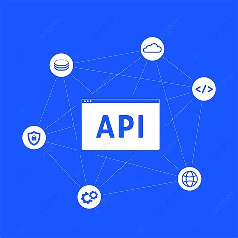 Flat Design Vector Icon Illustration Depicting Api Gateway Architecture And Integration For An
