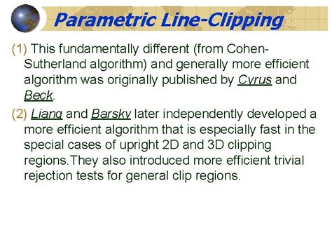 Computer Graphics Clipping Cohen Sutherland Algorithm Line Cyrusback