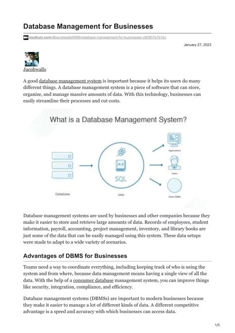 Ppt Database Management For Businesses Powerpoint Presentation Free Download Id11930149