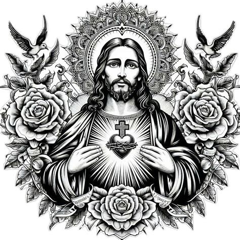 Pin By Ramona Glez On Oracion A Dios Chicano Art Tattoos Jesus