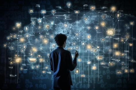 Premium Photo Data Analyst Leveraging Ai Technology To Visualize Big