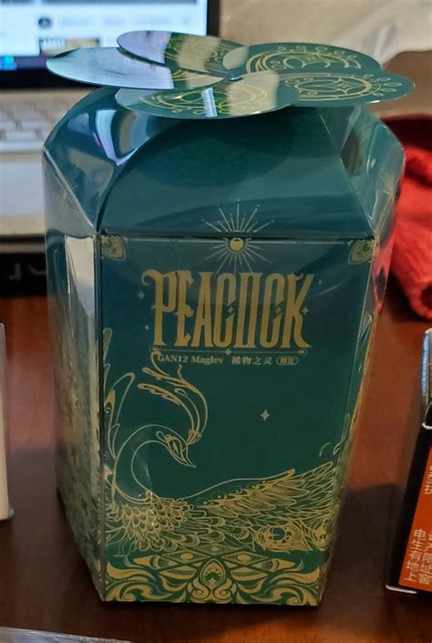 Gan 12 M Maglev 3x3 Peacock Emerald Limited Edition Thecubicle