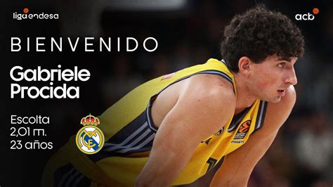 Gabriele Procida Nuevo Fichaje Del Real Madrid Liga Endesa 2025 26