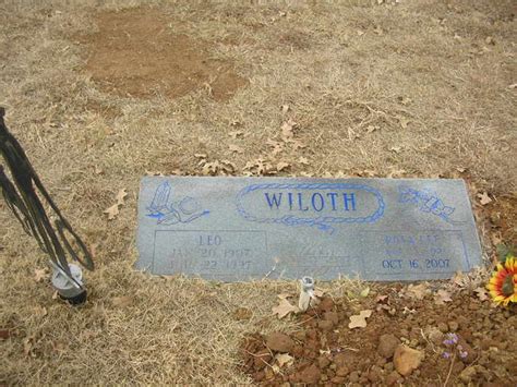 Rosa Lee Carr Wiloth 1921 2007 Memorial Find A Grave