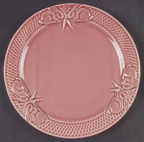 Rabbit Pink Dinner Plate By Bordallo Pinheiro Replacements Ltd