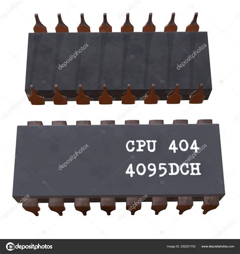 Micro Chip Quantum Processor Stock Photo Newb