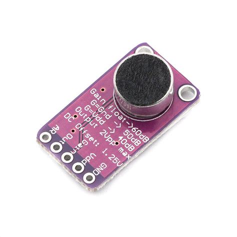 Max9814 Microphone Agc Amplifier Board Module Auto Gain Control Programmable Attack And Release