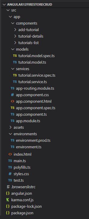 angular 12 firestore crud add get update delete documents with