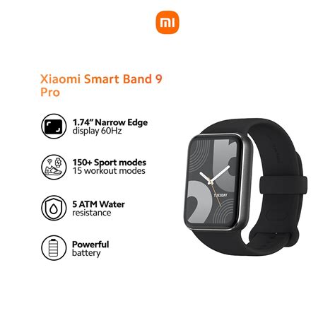 Xiaomi Smart Band 9 Pro 174 Inch Narrow Display 5atm Water