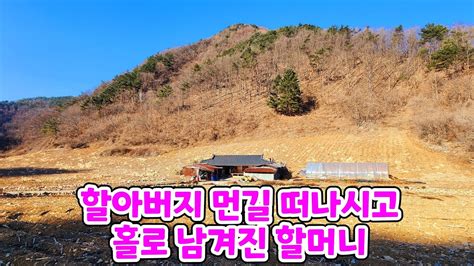 할아버지 먼길떠나시고 시골 마을 에 홀로사는 할머니 이제는 사람들이 그립다 하시네요 Youtube