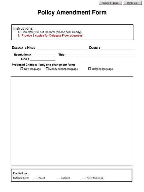 Fillable Online Using This Amendment Form Fax Email Print Pdffiller