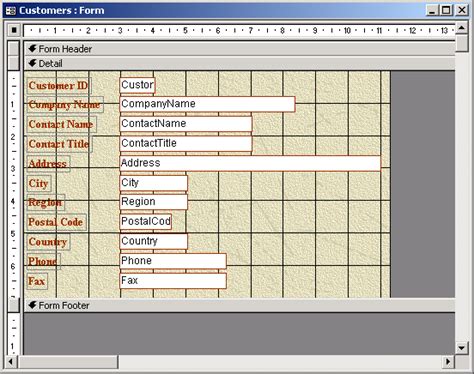 Microsoft Access Form View Fzqzjsp