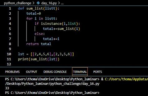 Python Codingchallenge Recursion Nestedlists Luminartechnolab 50dayscodingchallenge