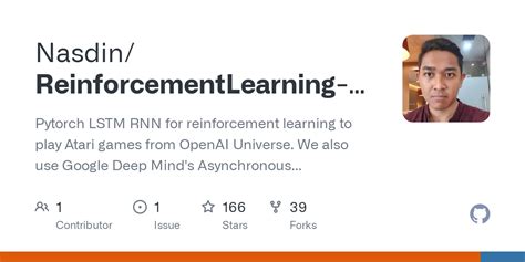 GitHub Nasdin ReinforcementLearning AtariGame Pytorch LSTM RNN For Reinforcement Learning To