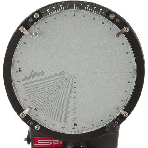 Spi Optical Comparator 12 Screen Dia Horizontal Orientation 10x