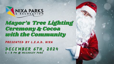 Mayor S Tree Lighting City Of Nixa MO