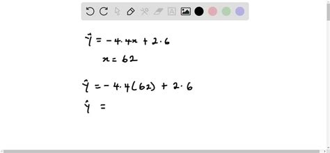 solved a data set whose original x values ranged from 38 through 65
