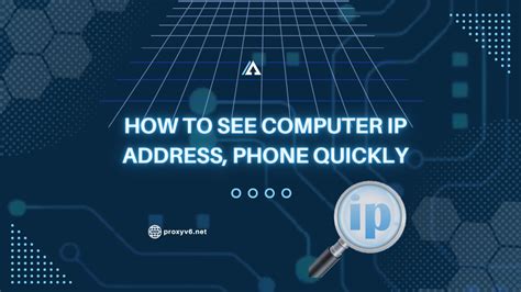 How To See Computer Ip Address Phone Quickly