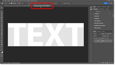 A Better Way To Convert Type To A Smart Object In Photoshop