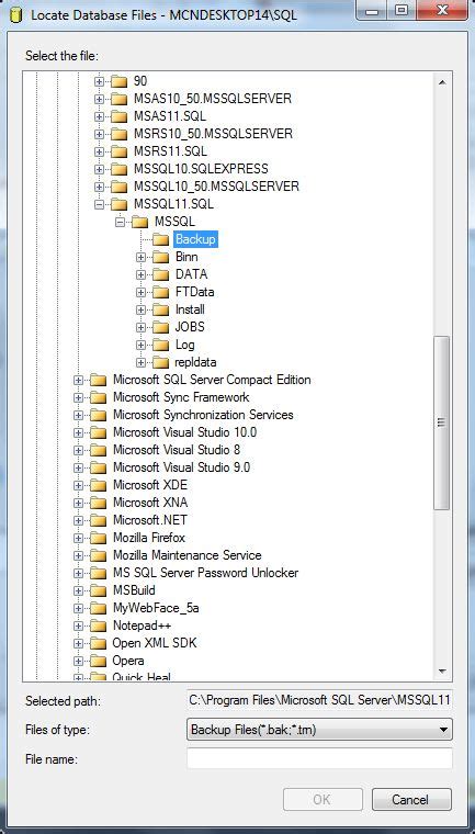 How To Create Database Backup In SQL Server 2012