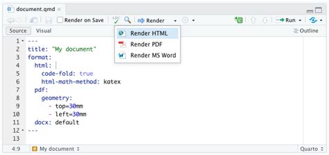 R Markdown Change Rendered File Type From Quarto In RStudio Stack Overflow