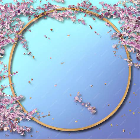 Premium Photo Beautiful Sakura Frame